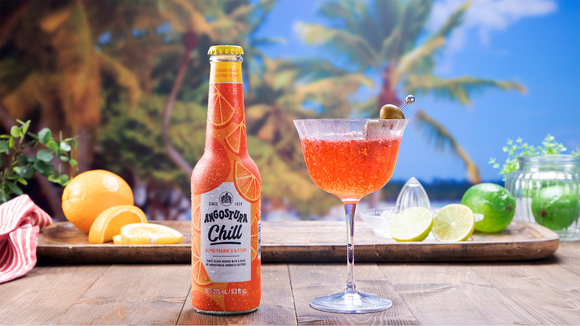 Angostura Chill | Get the recipe for our Blood Orange Aperitif cocktail